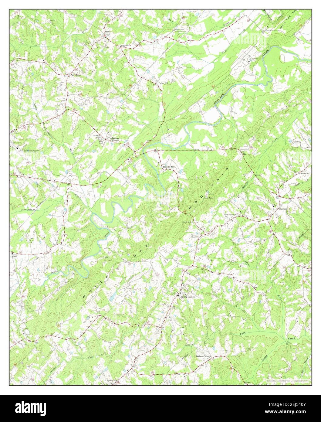 Spring Garden, Virginia, map 1964, 1:24000, United States of America by ...