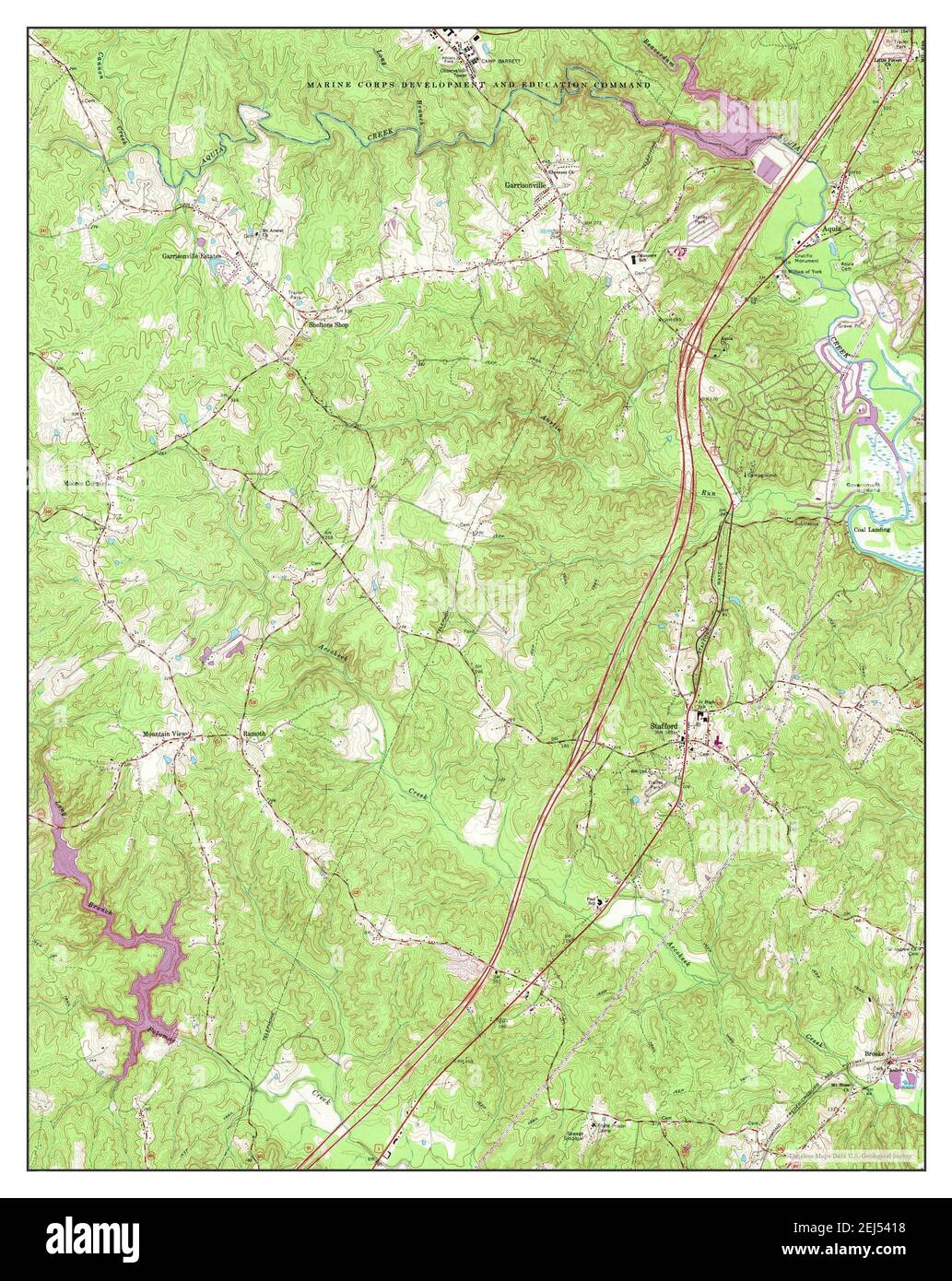 Stafford, Virginia, map 1966, 1:24000, United States of America by ...