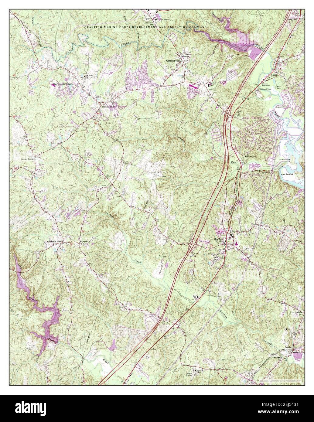 Stafford, Virginia, map 1966, 1:24000, United States of America by ...