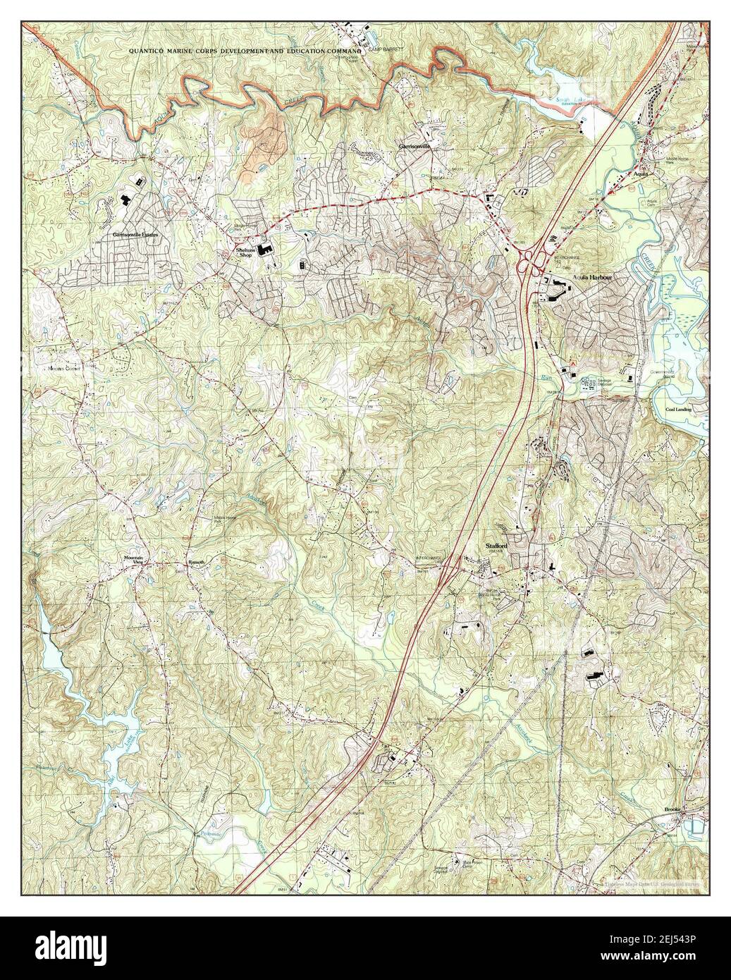 Stafford, Virginia, map 1994, 1:24000, United States of America by ...