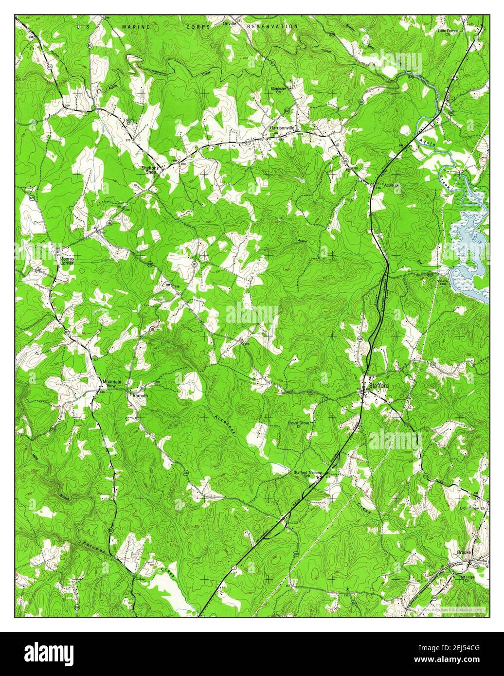 Stratford, Virginia, map 1946, 1:24000, United States of America by ...