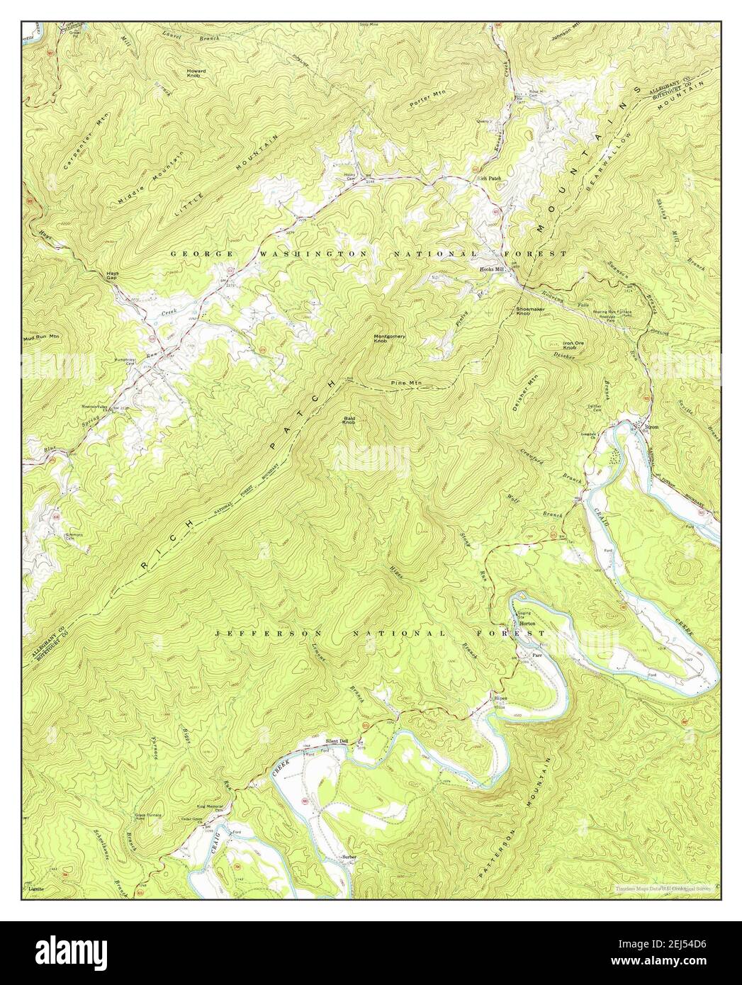 Strom, Virginia, map 1962, 1:24000, United States of America by ...