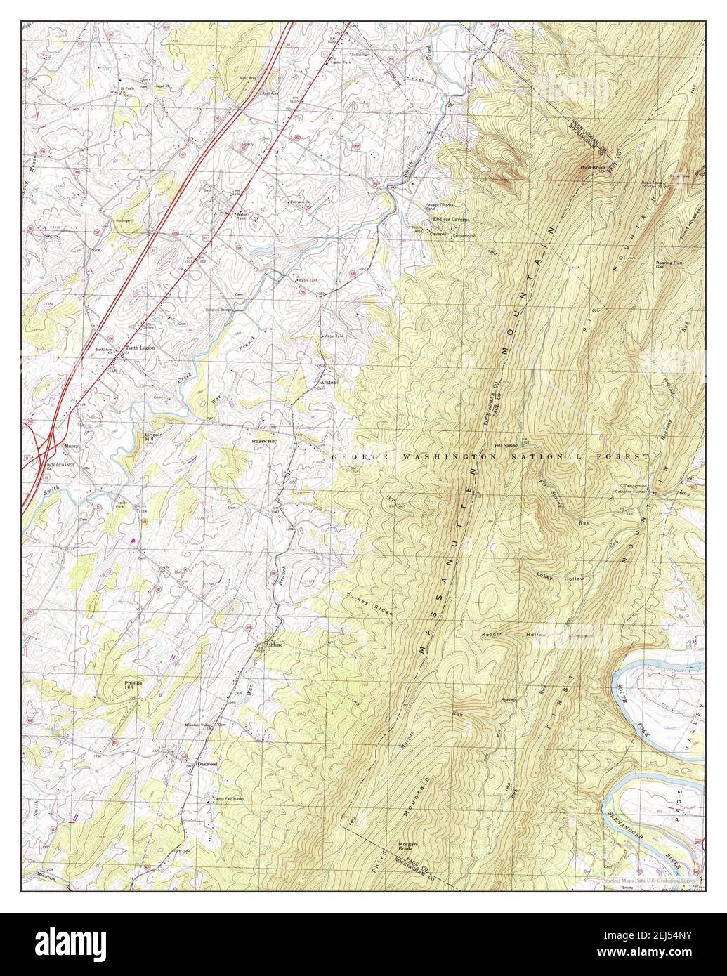 Tenth Legion, Virginia, map 1994, 1:24000, United States of America by ...