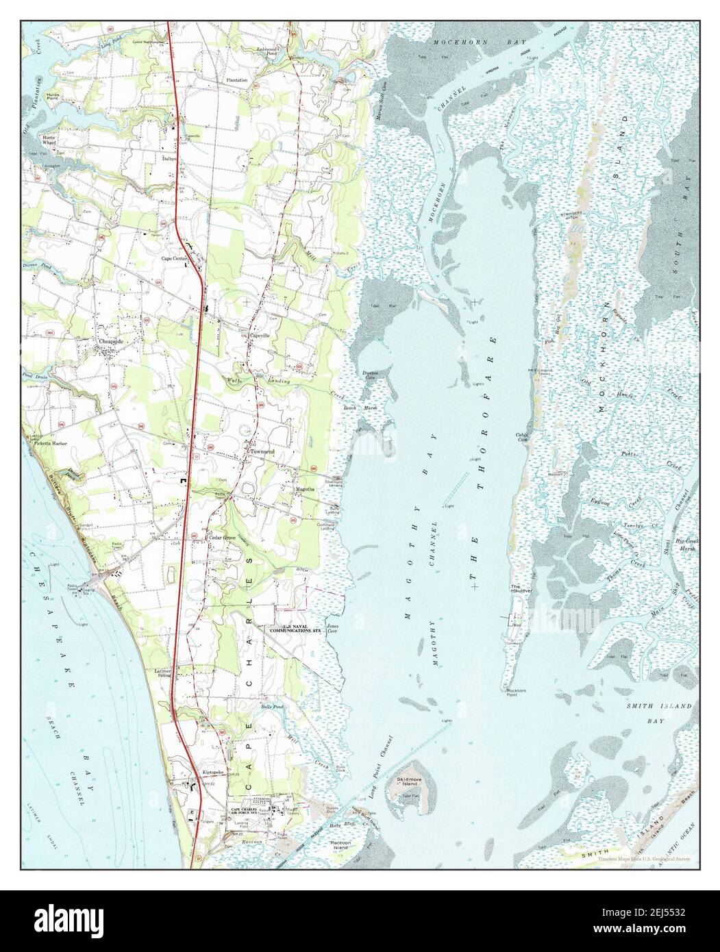 Map of townsend virginia hi-res stock photography and images - Alamy
