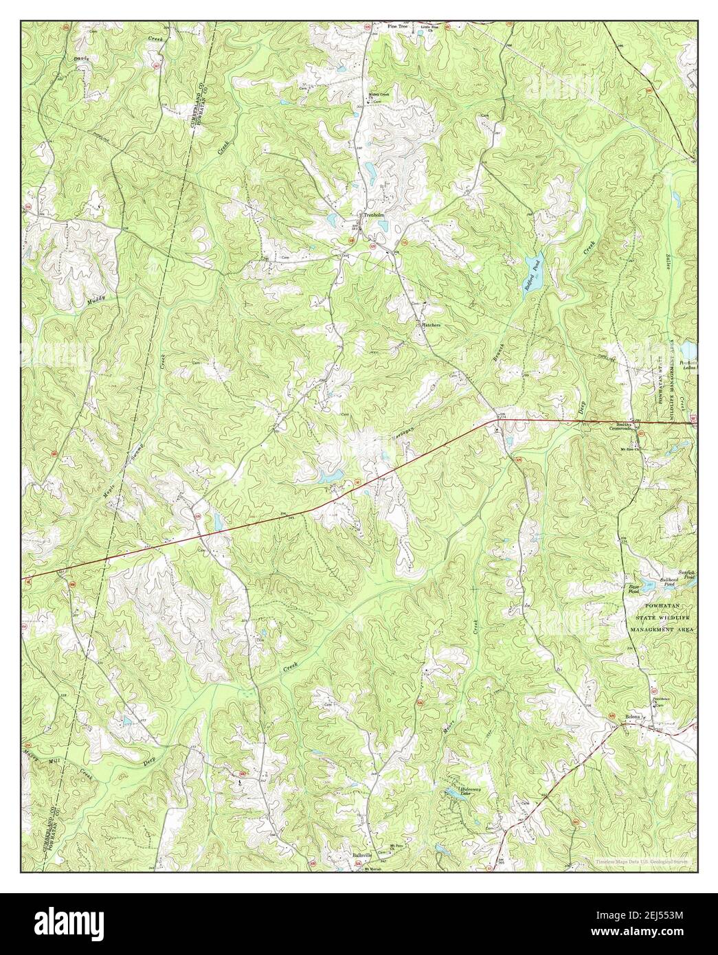 Trenholm, Virginia, map 1969, 1:24000, United States of America by ...