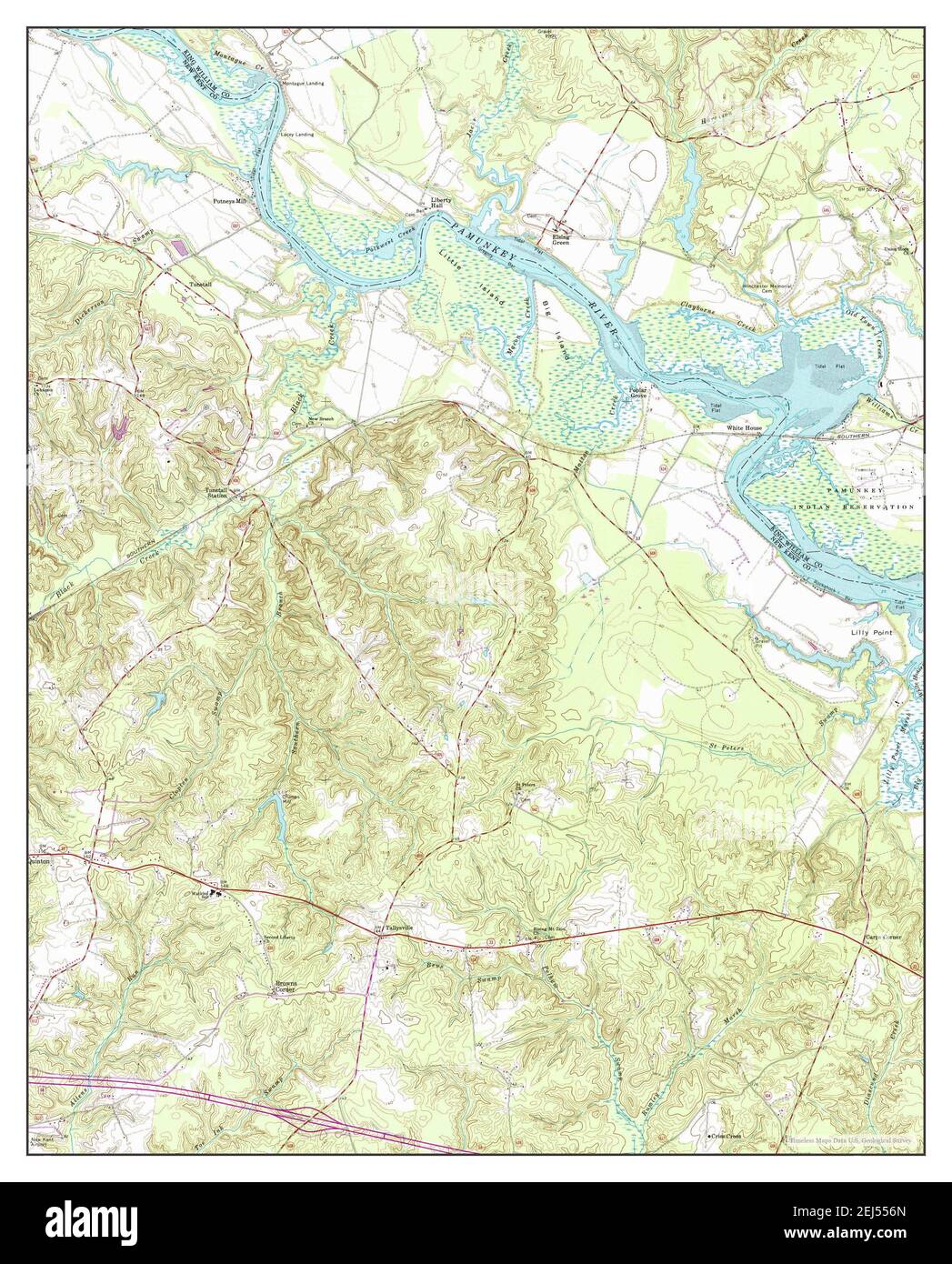 Tunstall, Virginia, map 1966, 1:24000, United States of America by ...