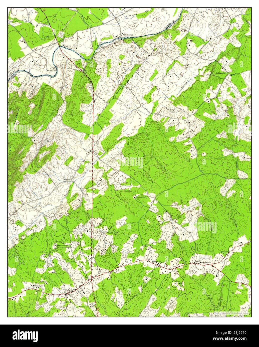 Map of unionville hi-res stock photography and images - Alamy