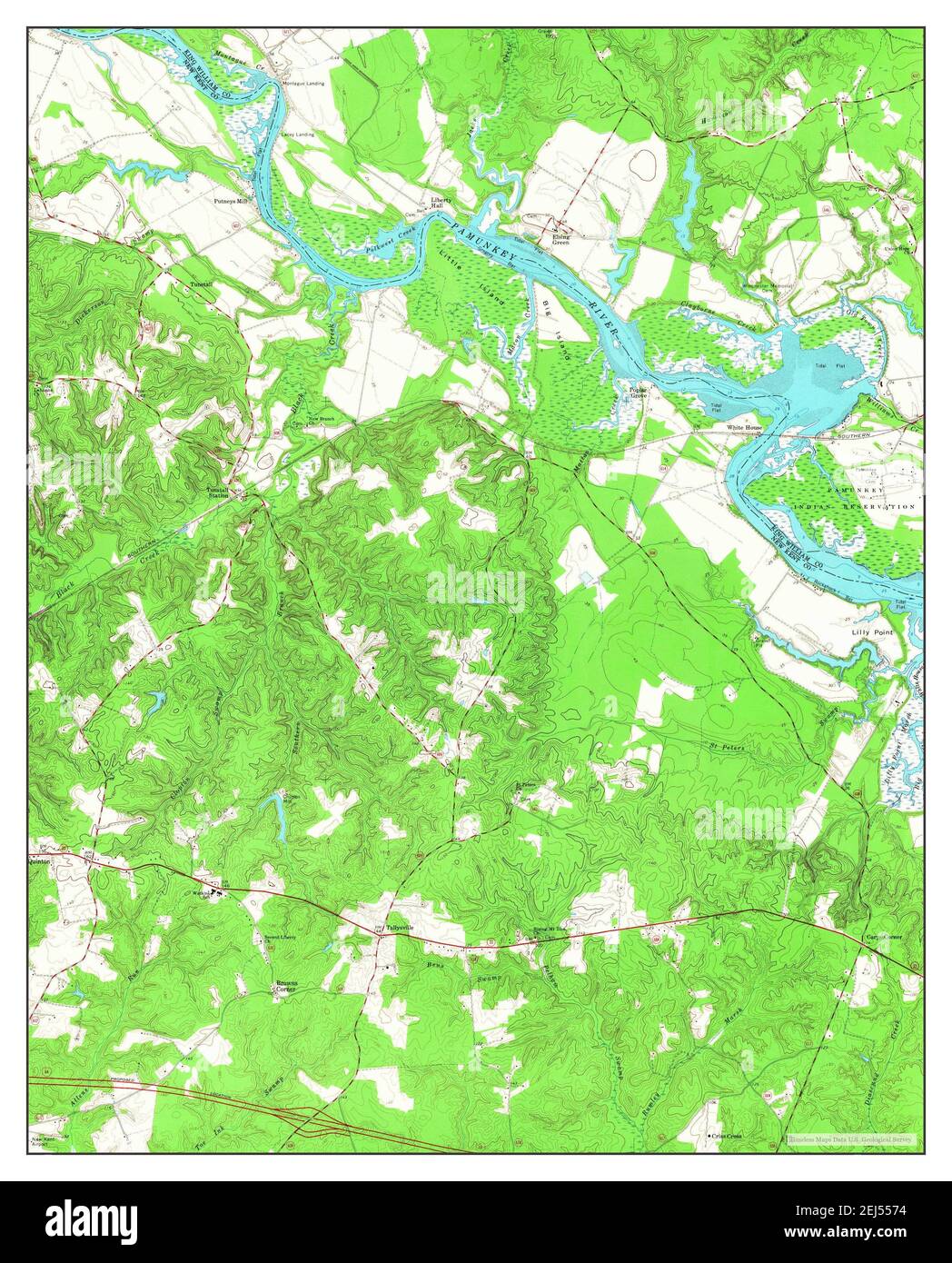 Tunstall, Virginia, map 1966, 1:24000, United States of America by ...