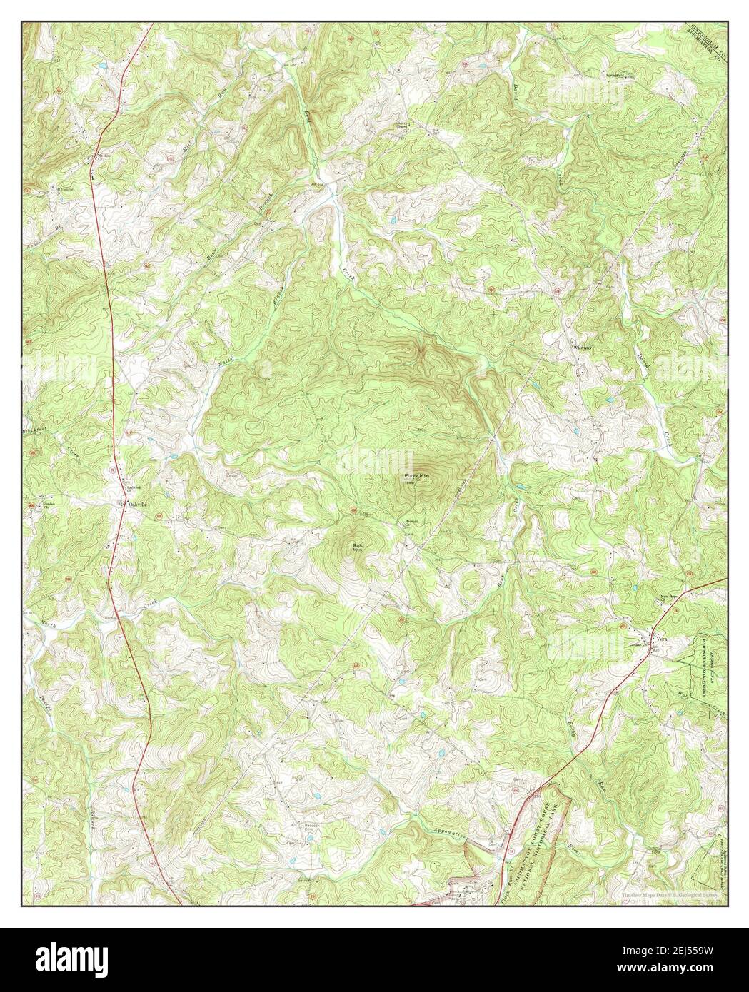 Vera, Virginia, map 1968, 1:24000, United States of America by Timeless ...