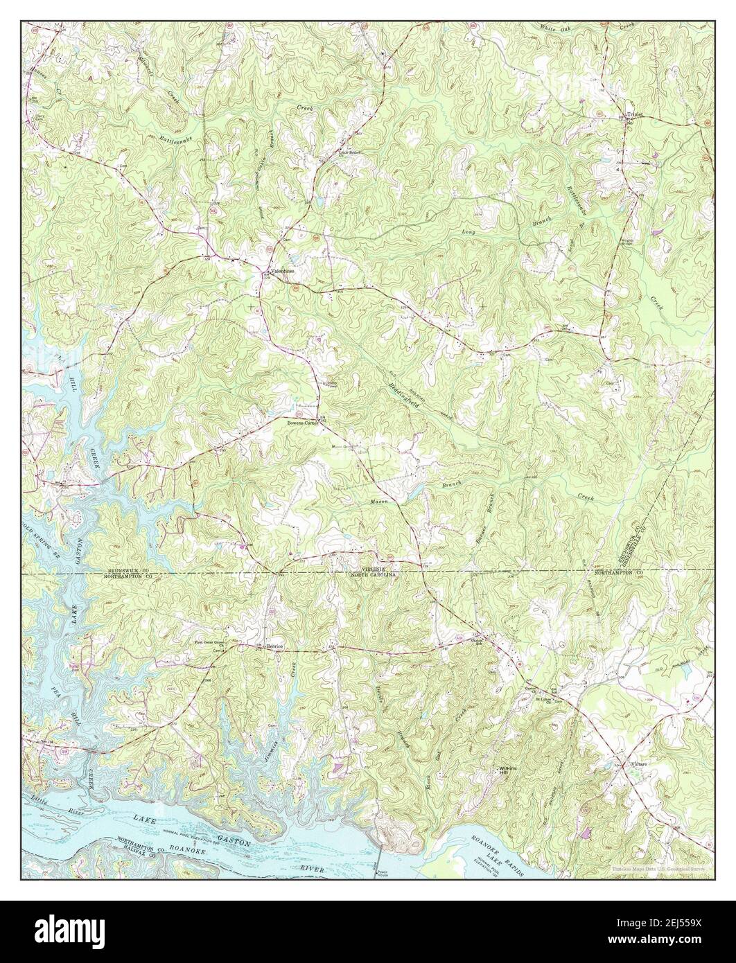 Valentines, Virginia, map 1963, 1:24000, United States of America by ...
