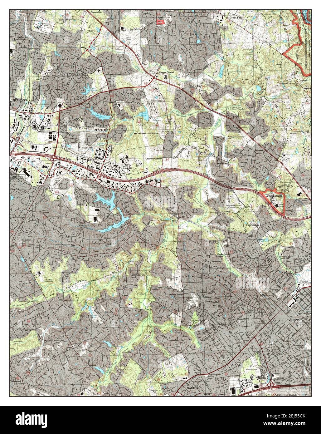 Vienna, Virginia, map 1994, 1:24000, United States of America by ...