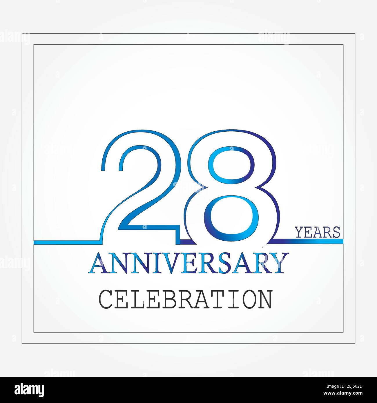 28 years anniversary Stock Vector Images - Alamy