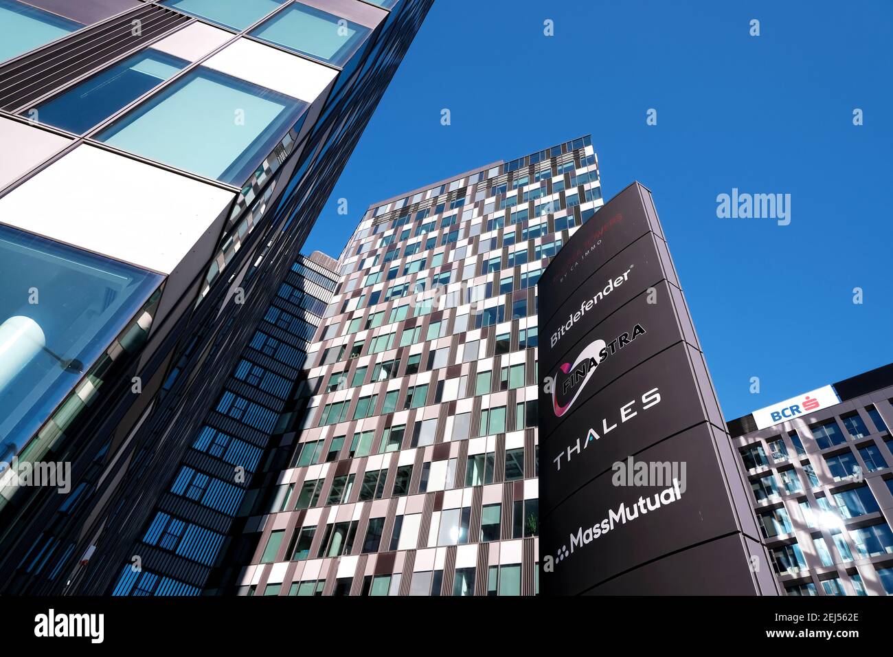 Bucharest, Romania - September 5, 2020. The Thales and Bitdefender ...