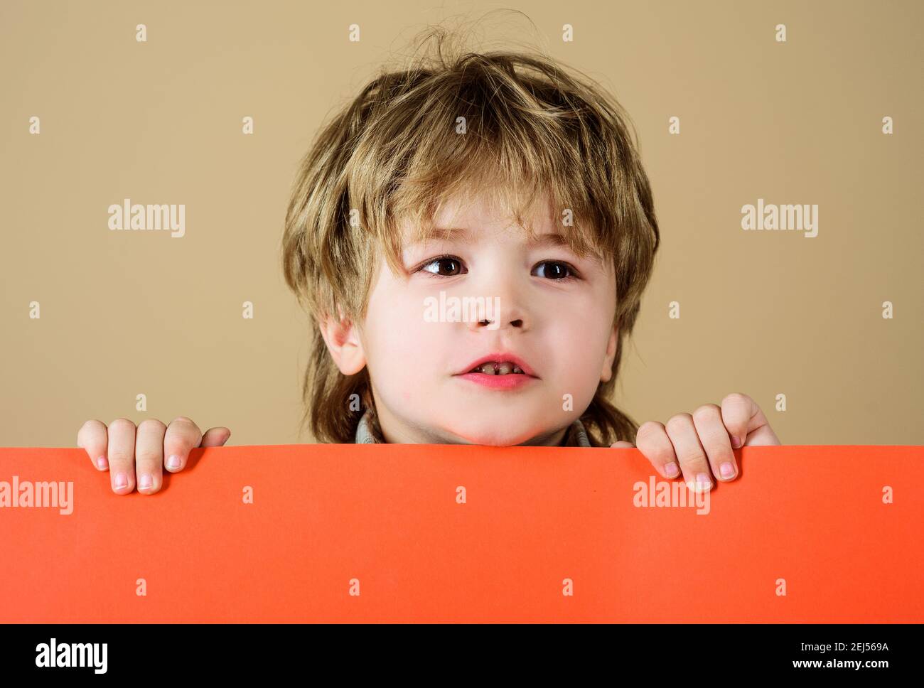 Kid Poster Board High Resolution Stock Photography and Images - Alamy