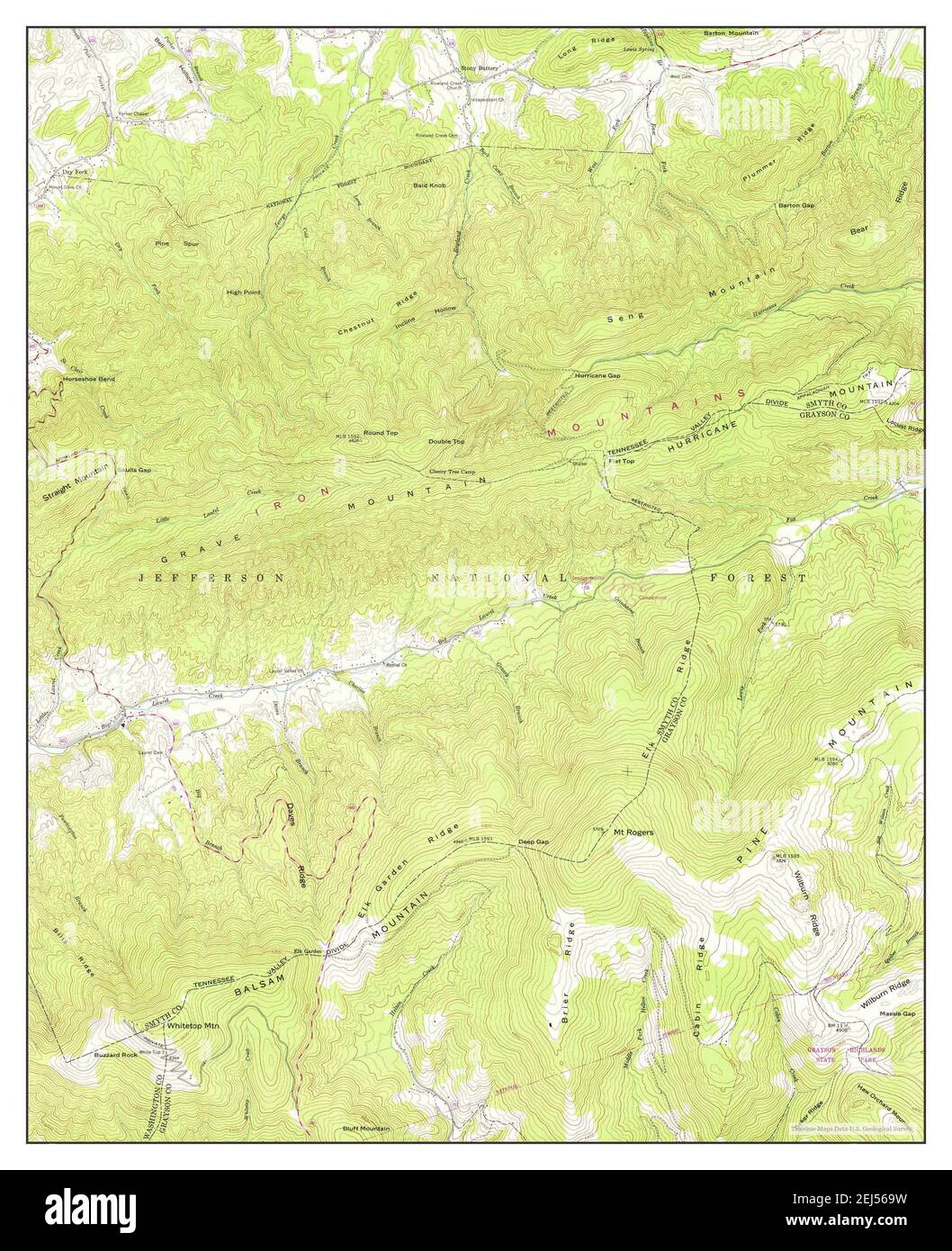 Whitetop mountain virginia hi-res stock photography and images - Alamy
