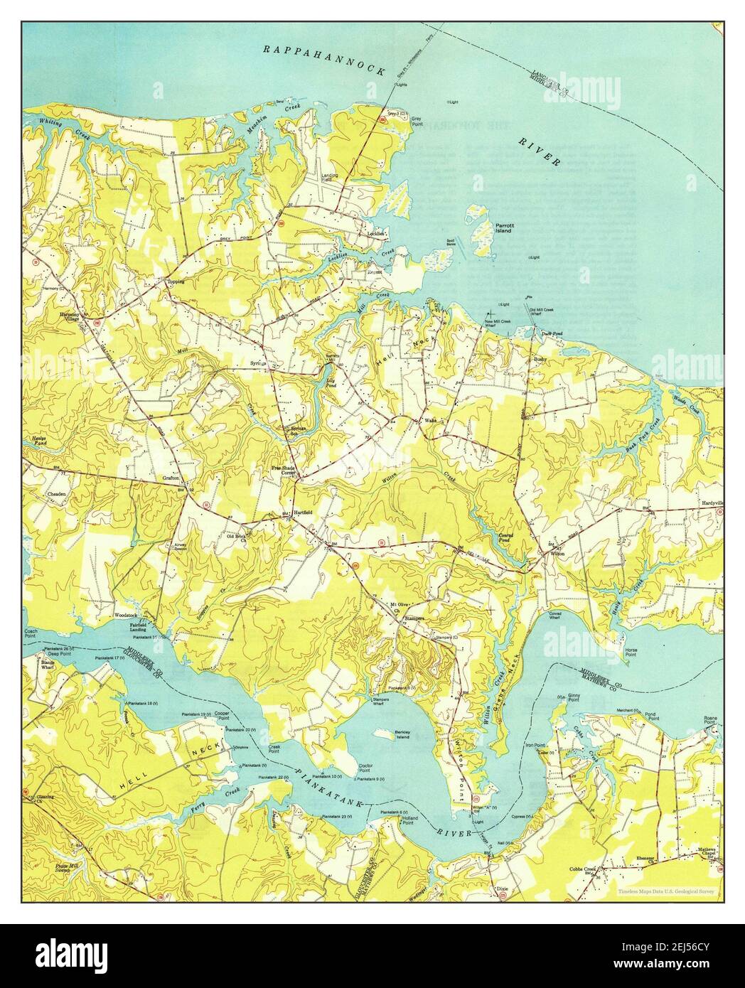 Wilton, Virginia, map 1949, 1:24000, United States of America by ...