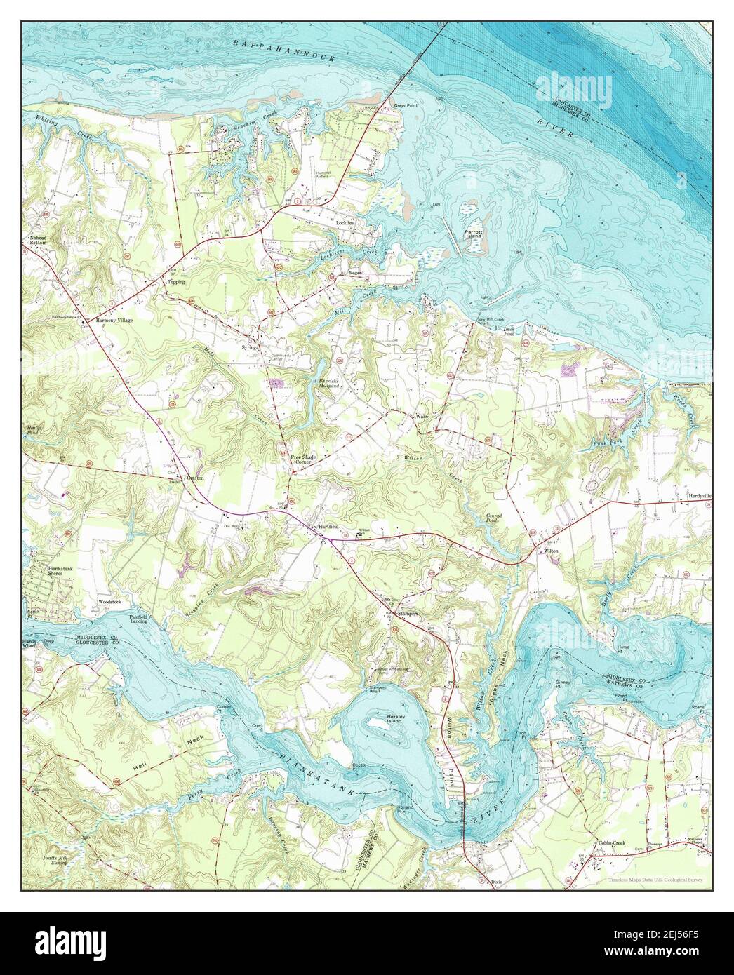 Wilton, Virginia, map 1964, 1:24000, United States of America by ...