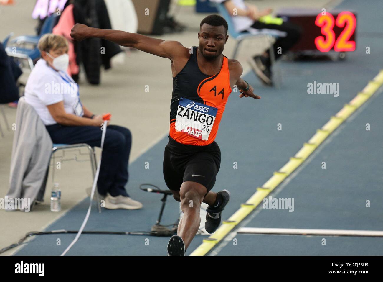ZANGO Hugues-Fabrice of Artois Athletisme then Finale Triple jump Men ...