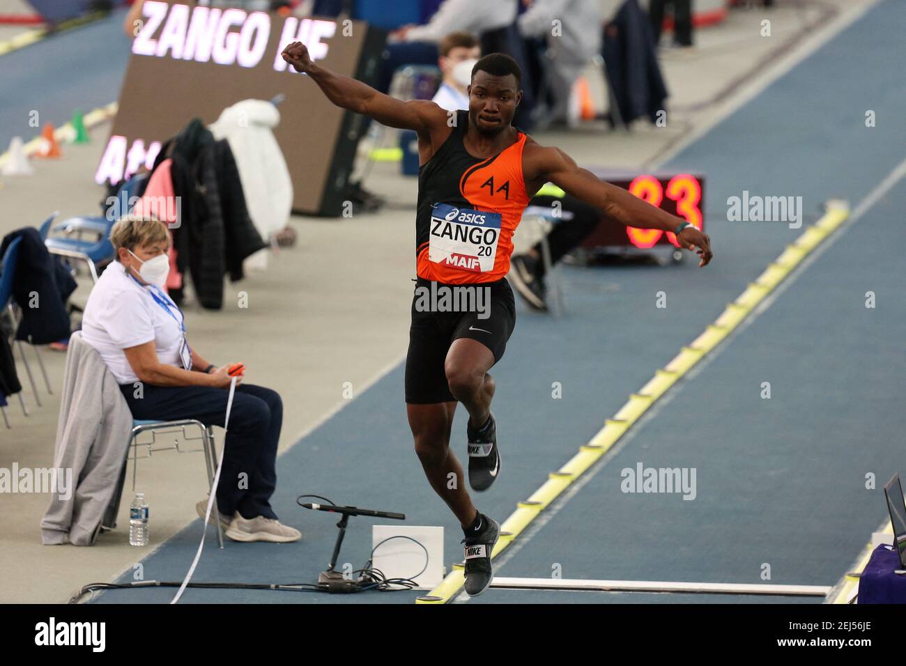 ZANGO Hugues-Fabrice of Artois Athletisme then Finale Triple jump Men ...