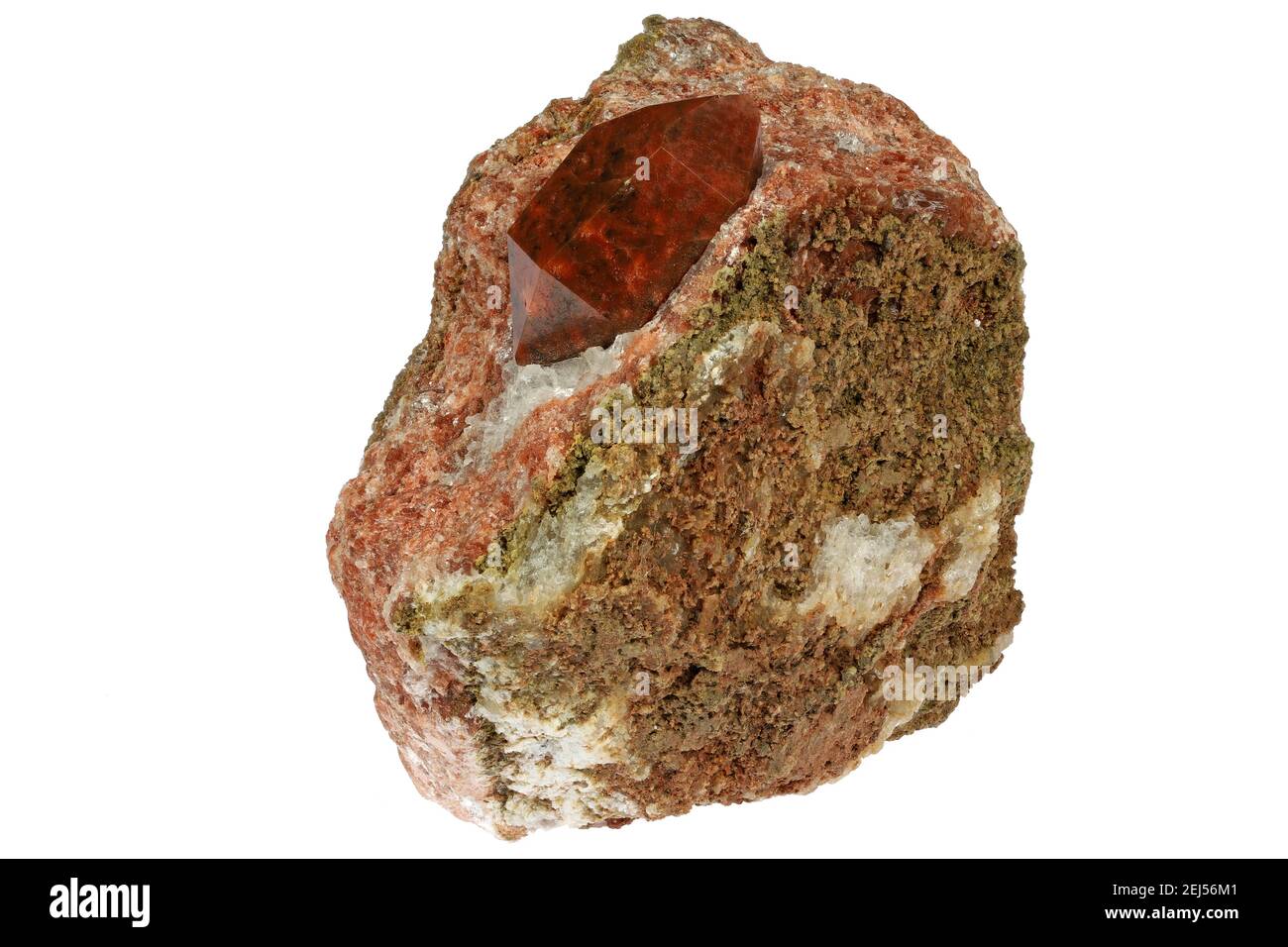 ferruginous quartz (Jacinto de Compostela quartz) from Alicante, Spain ...