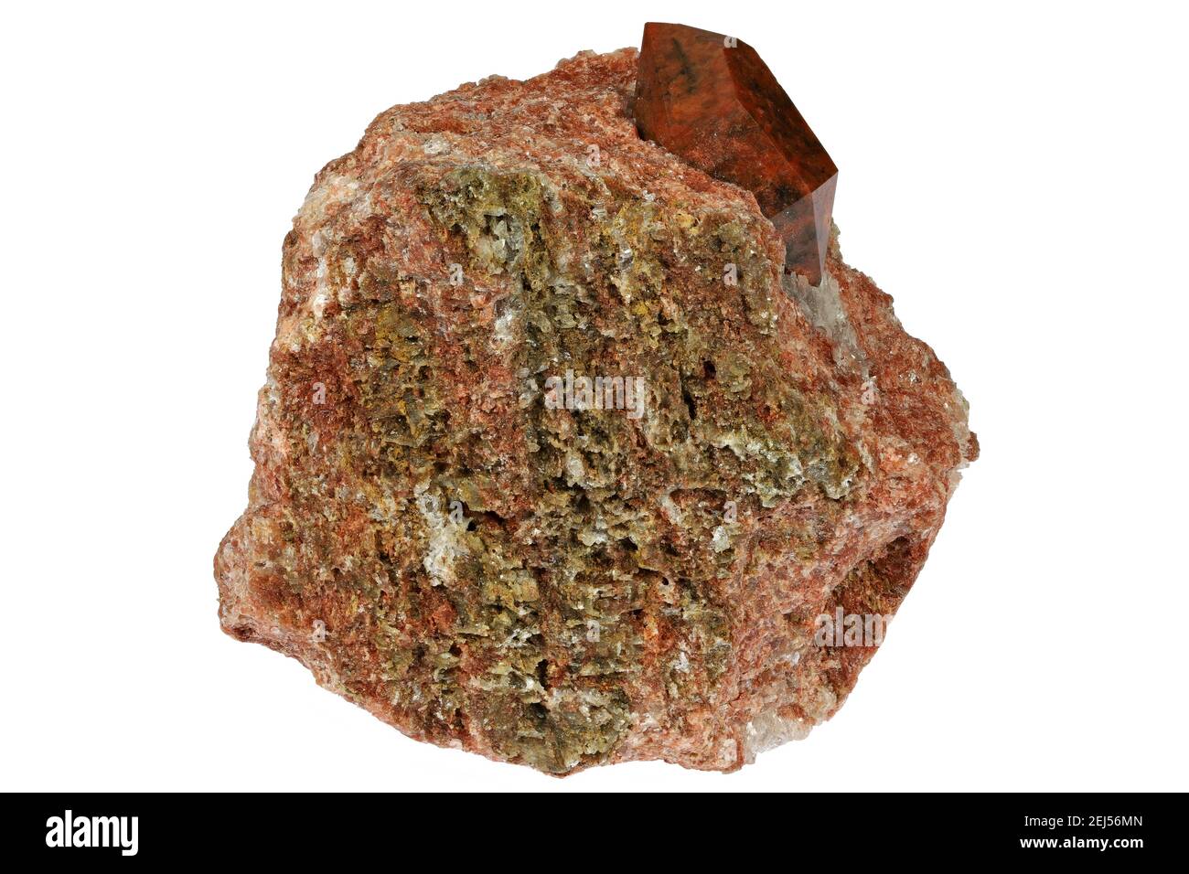 ferruginous quartz (Jacinto de Compostela quartz) from Alicante, Spain ...