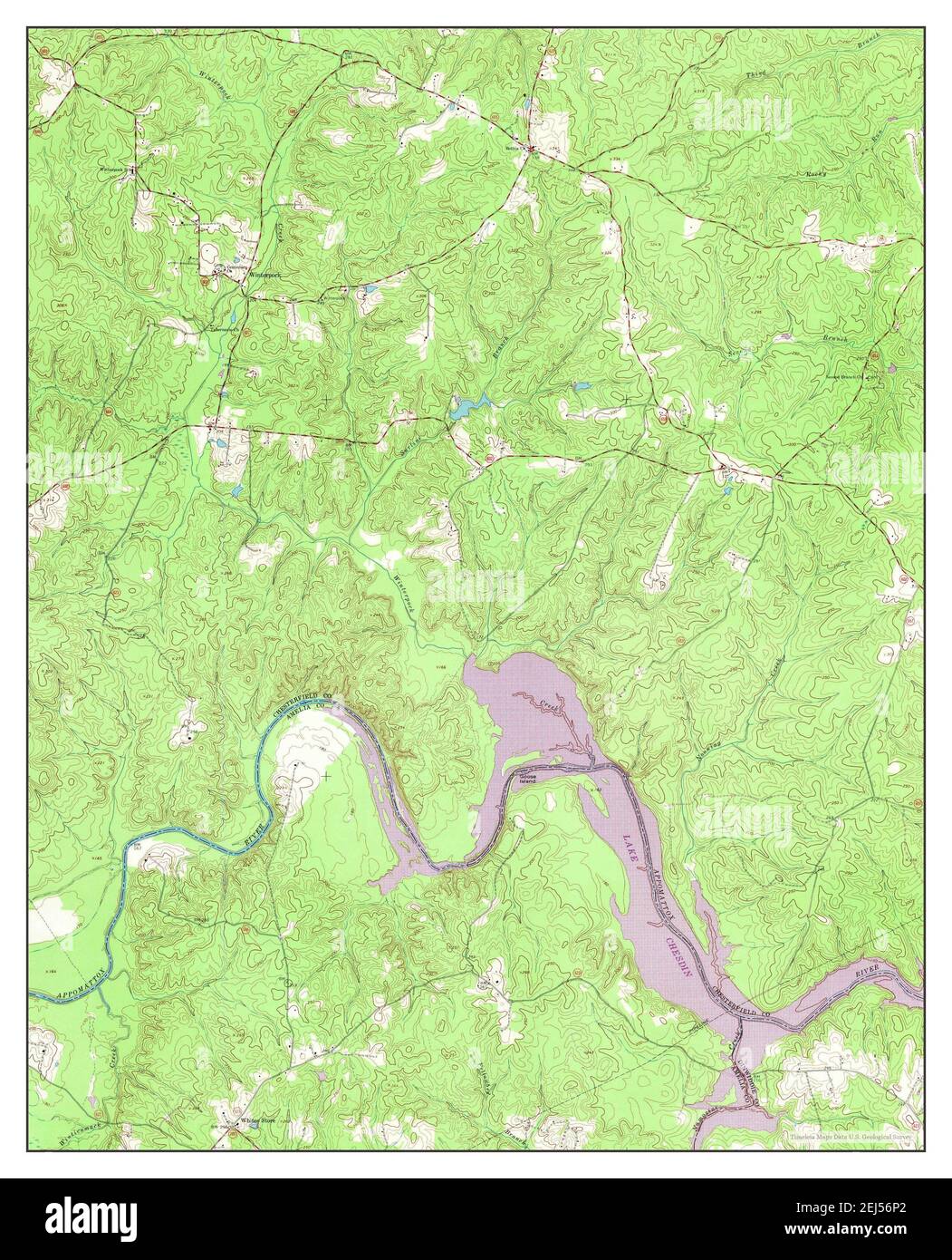 Winterpock, Virginia, map 1963, 1:24000, United States of America by ...