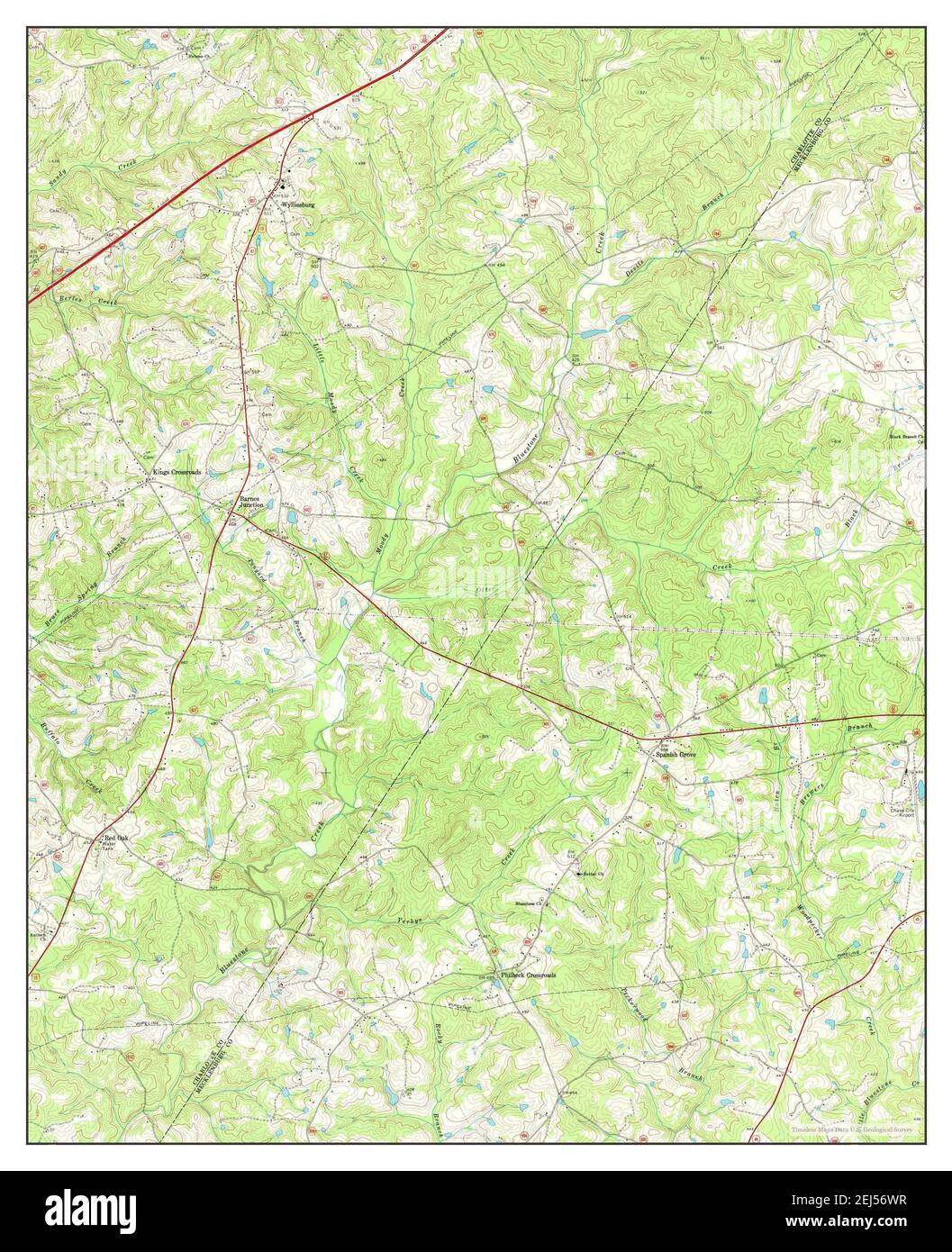 Map of wylliesburg hi-res stock photography and images - Alamy