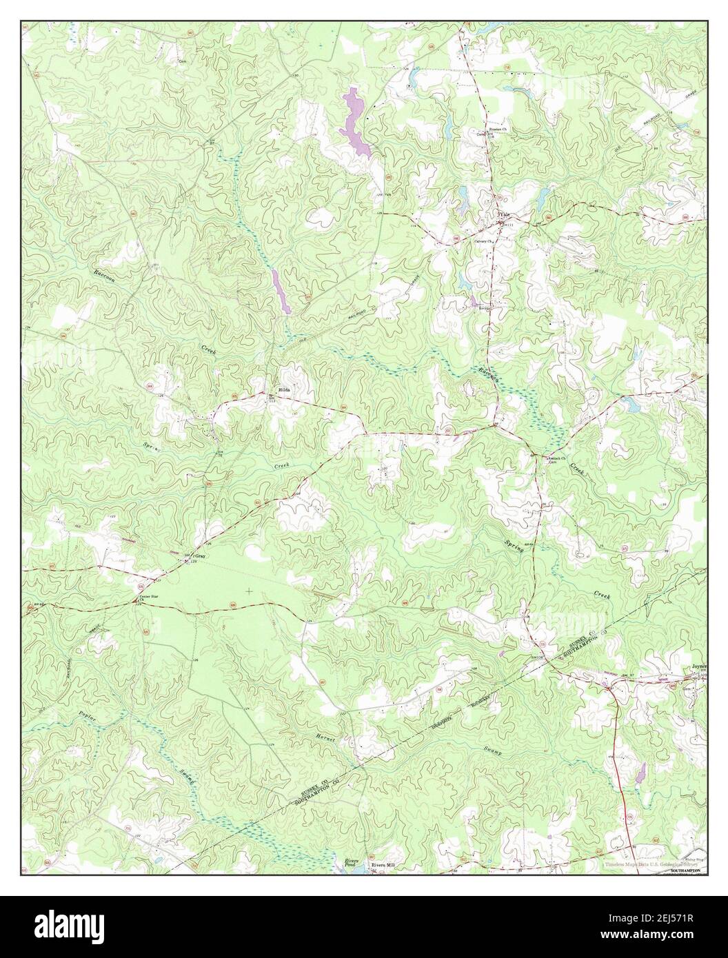 Yale, Virginia, map 1966, 1:24000, United States of America by Timeless ...