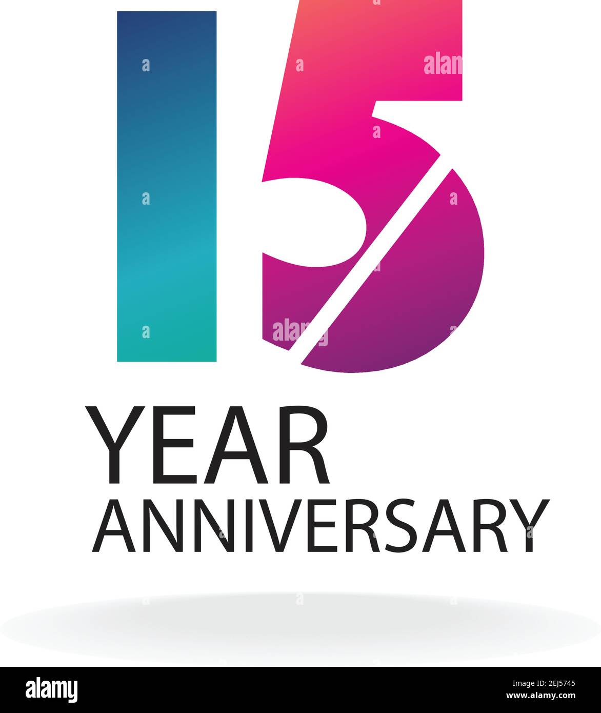 Gold Number 15 Cut Out Stock Images & Pictures - Alamy