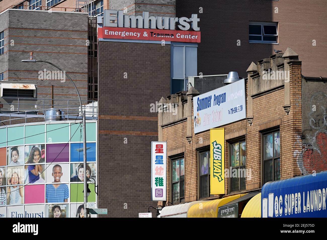 Exterior of elmhurst hospital hi-res stock photography and images - Alamy