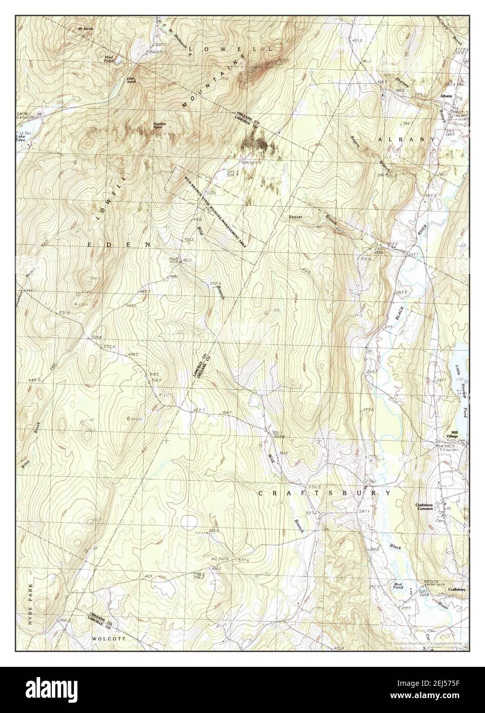 Albany, Vermont, map 1986, 1:24000, United States of America by ...