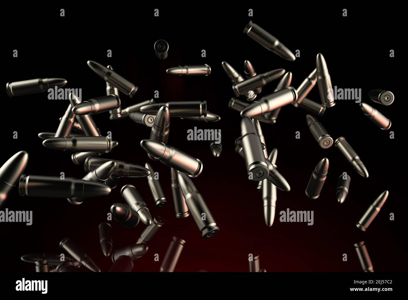 Flying Bullet Render