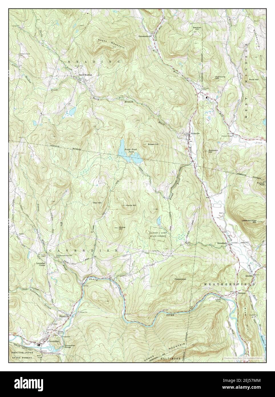 Cavendish, Vermont, map 1972, 1:24000, United States of America by ...