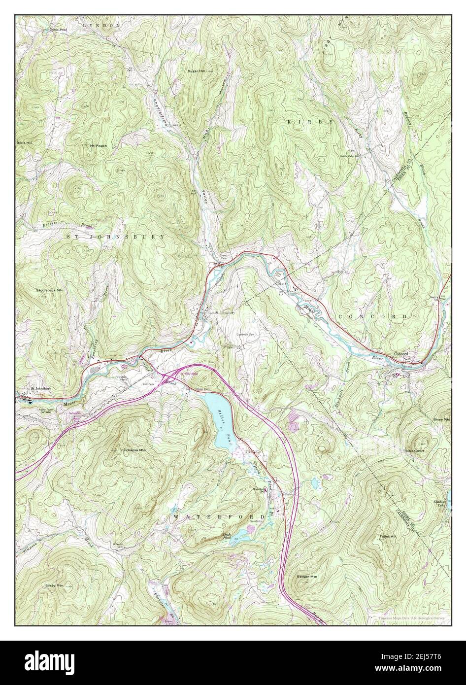 Concord, Vermont, map 1967, 1:24000, United States of America by ...