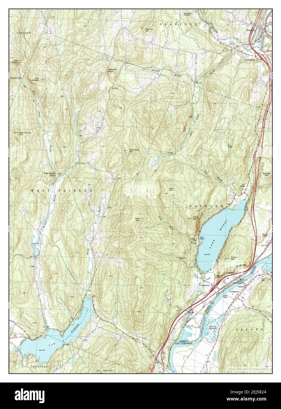 Fairlee, Vermont, map 1981, 1:24000, United States of America by ...