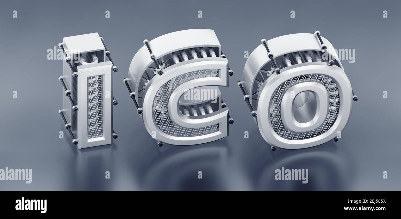 ICO - Initial Coin Offering Stock Photo - Alamy