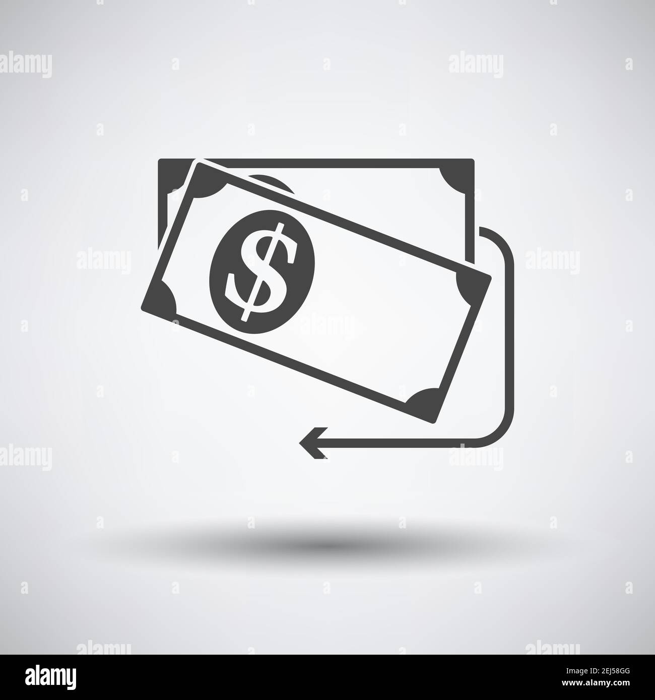 Banknotes on black background Stock Vector Images - Alamy