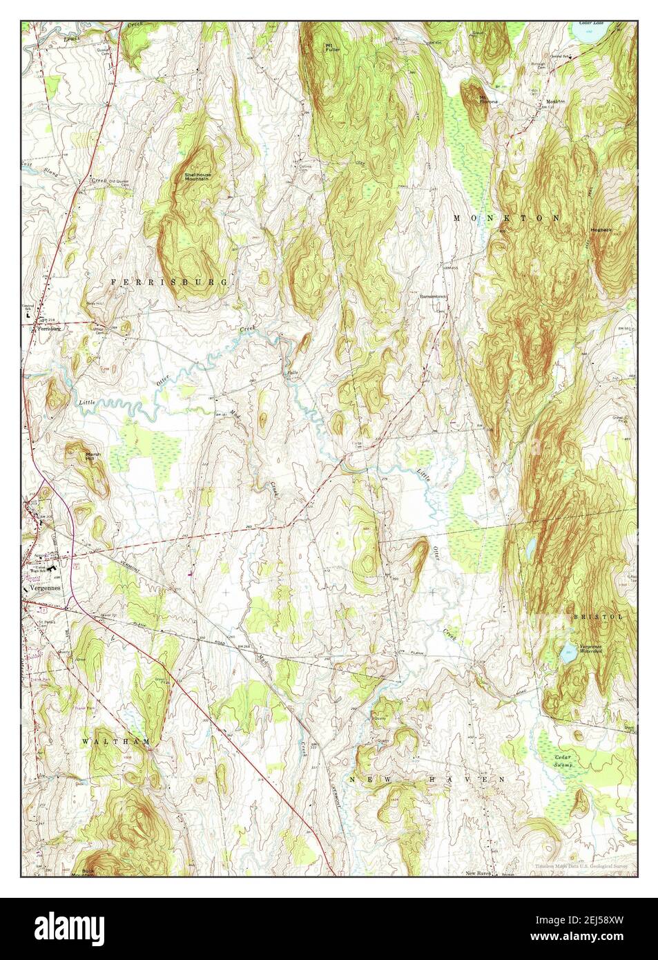 Monkton, Vermont, map 1963, 1:24000, United States of America by ...