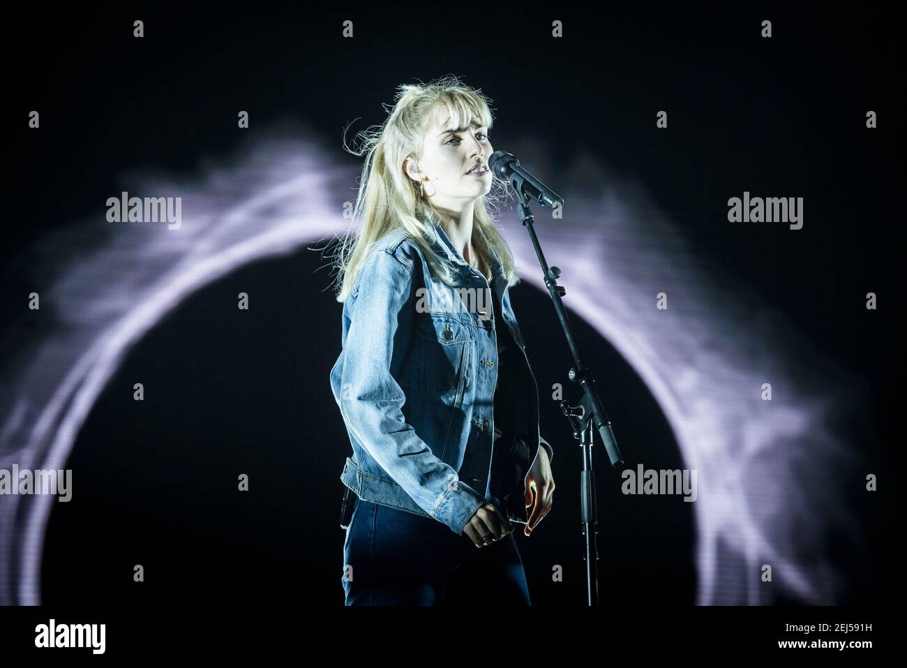 Hannah Reid from London Grammar performs live at Bestival 2018 Lulworth ...