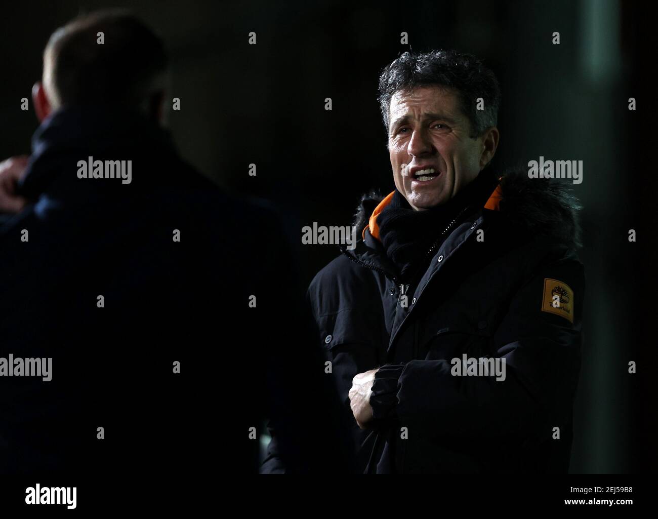 Former Celtic player John Collins before the Scottish Premiership match ...