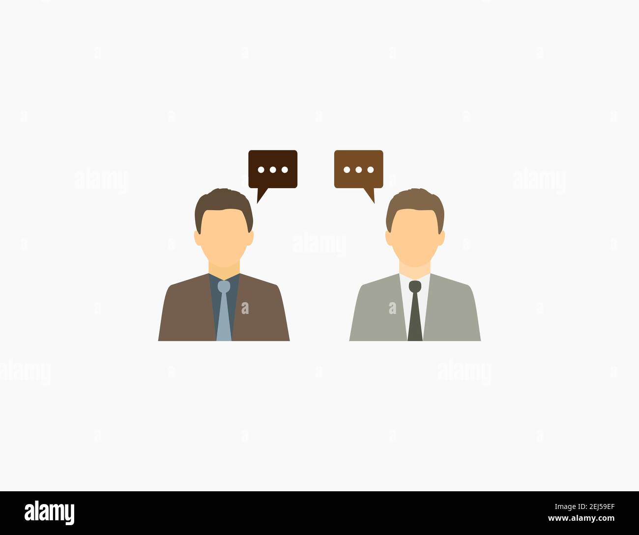 Vector illustration. People talking icon Stock Vector Image & Art - Alamy