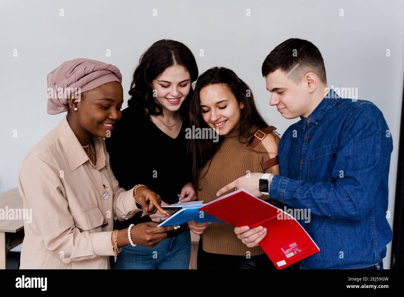 English class study with students from diffent countries: Poland ...