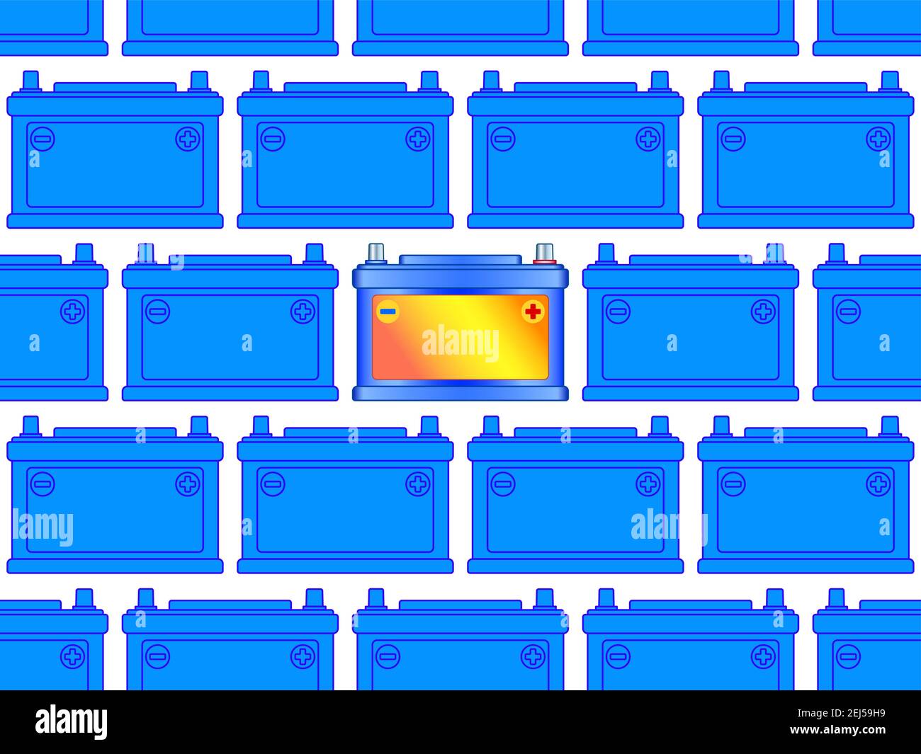 Secondary battery Stock Vector Images - Alamy