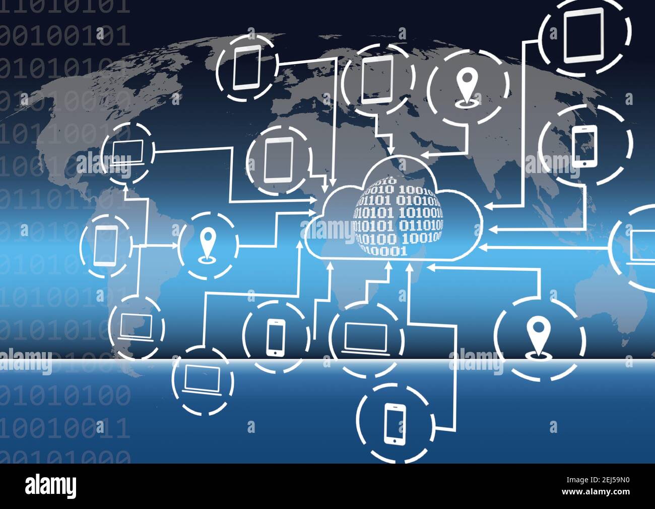 Visualization internet connections hi-res stock photography and images ...