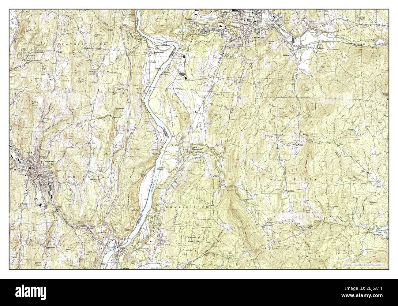 Springfield, Vermont, map 1984, 1:25000, United States of America by ...
