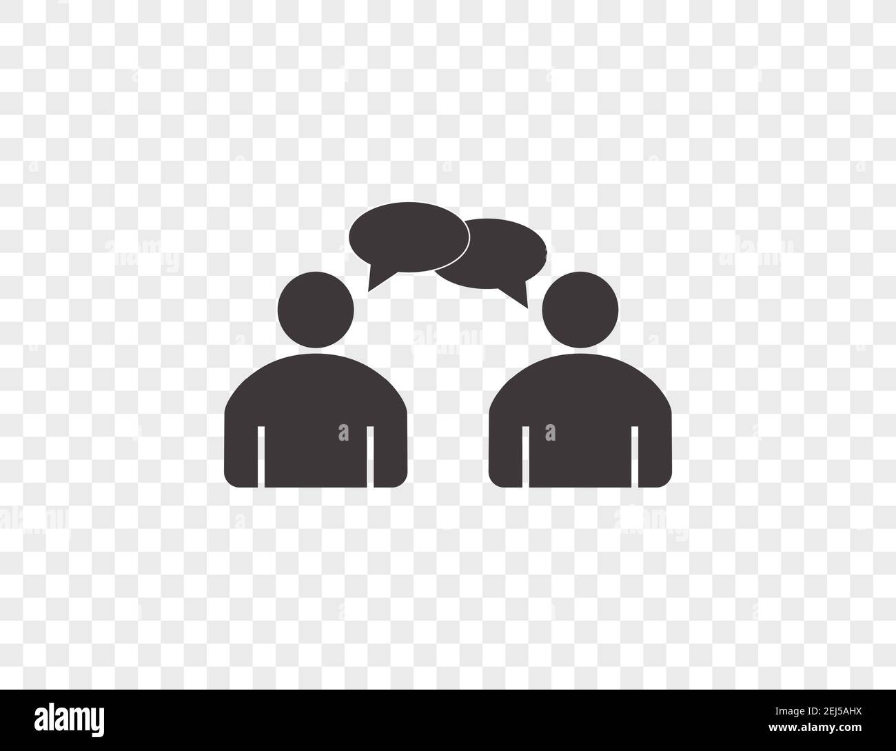Vector illustration. People talking icon Stock Vector Image & Art - Alamy