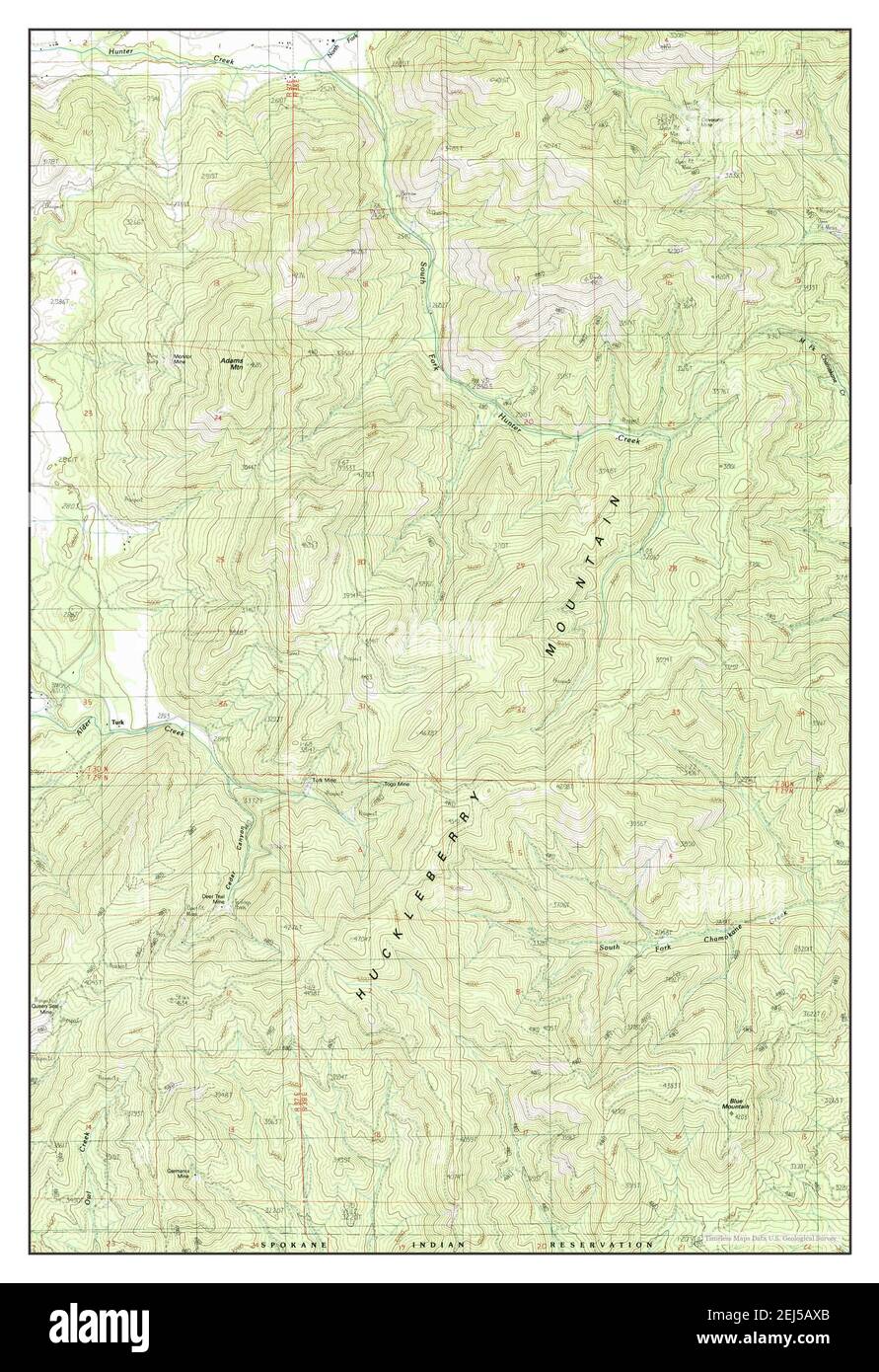Adams Mtn, Washington, map 1985, 1:24000, United States of America by ...