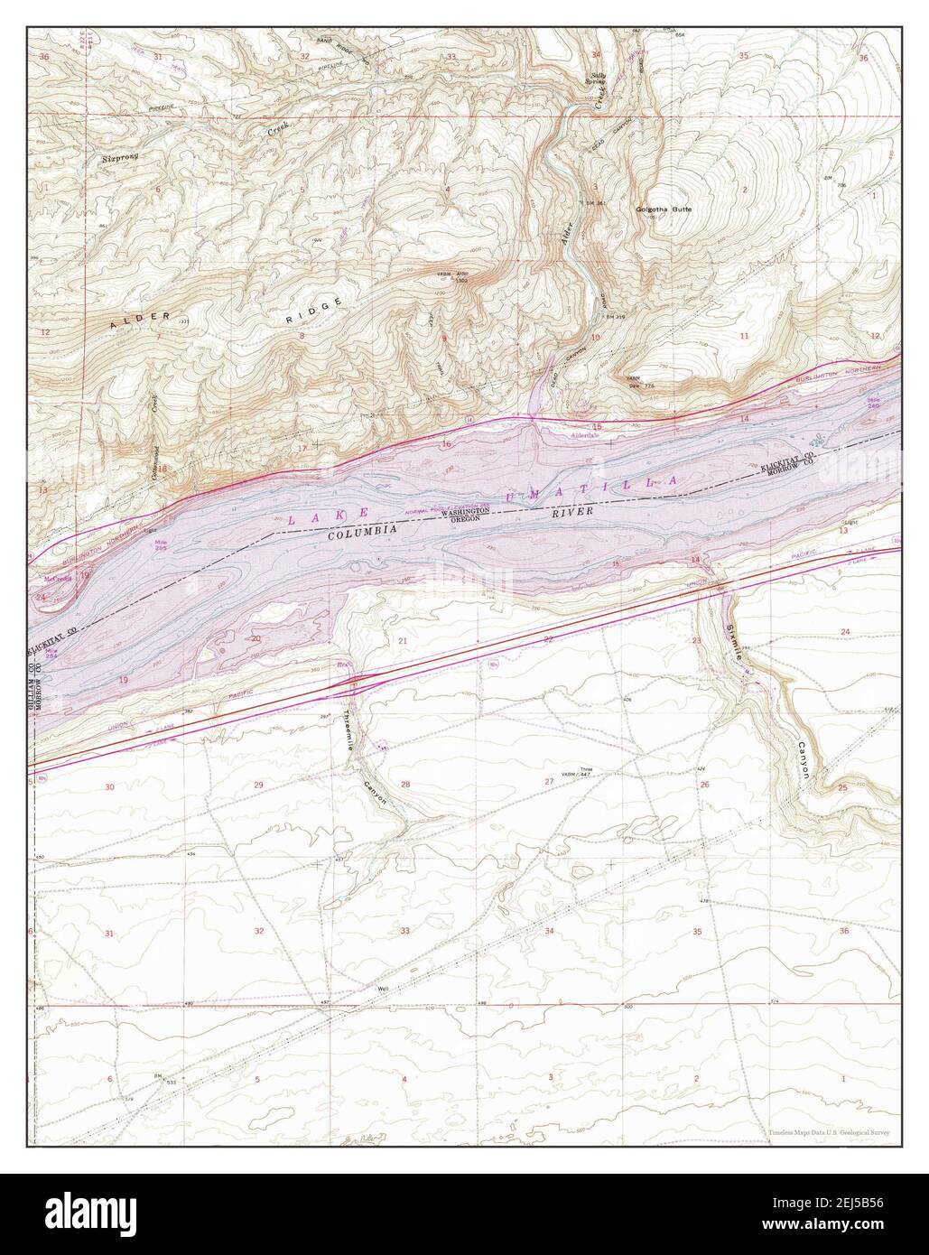 Alderdale, Washington, map 1962, 1:24000, United States of America by ...