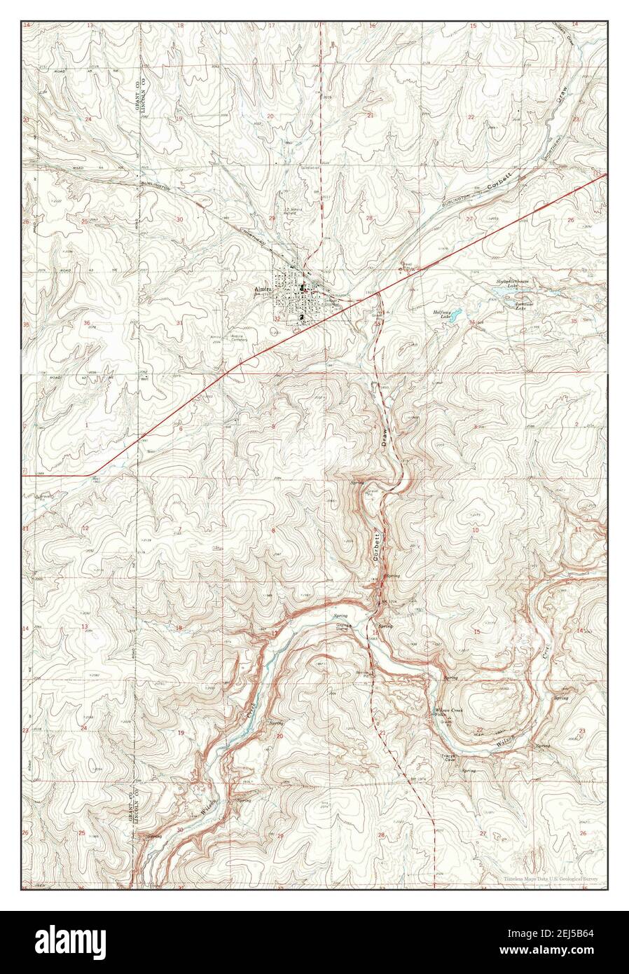 Almira, Washington, map 1969, 1:24000, United States of America by ...