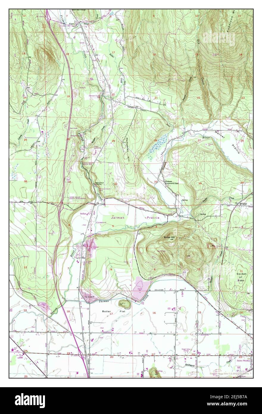 Alger, Washington, map 1952, 1:24000, United States of America by ...